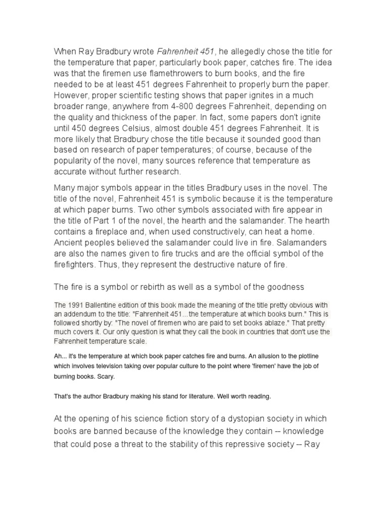 Fahrenheit 451 | PDF