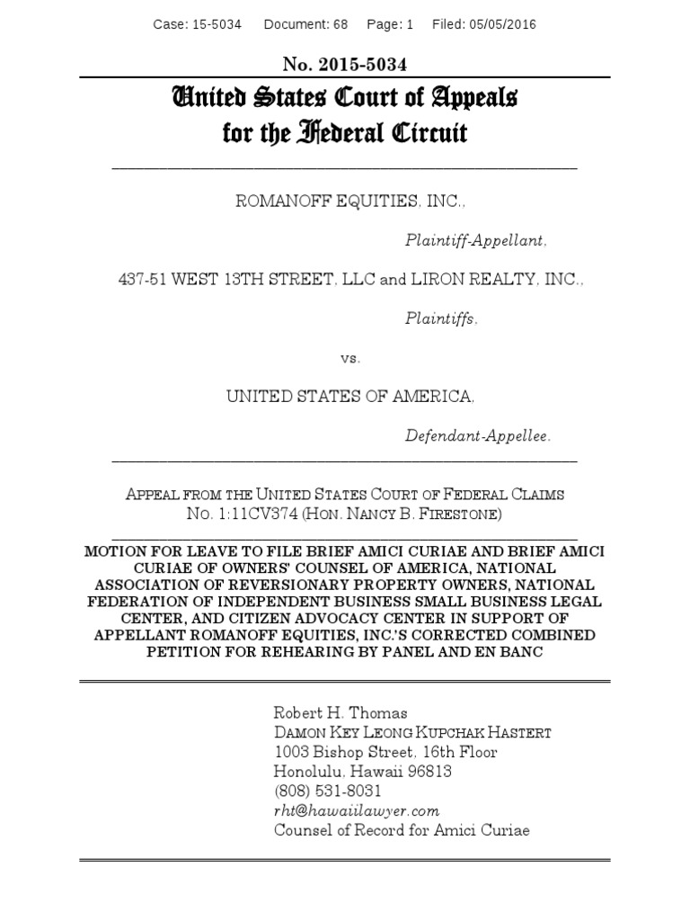 Motion For Leave To File Brief Amici Curiae And Brief Amici Curiae