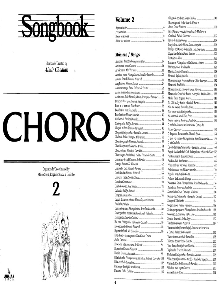 Songbook Chediak Choro2 PDF | PDF