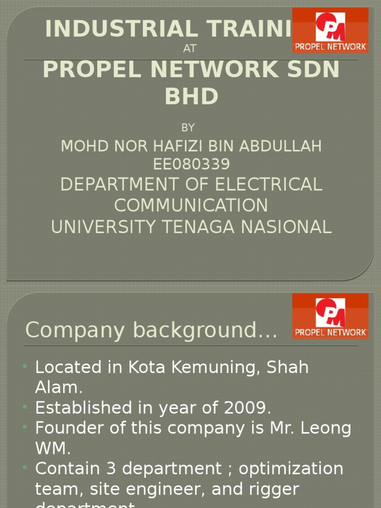 Contoh Power Point Ojt Presentation 1 | PDF