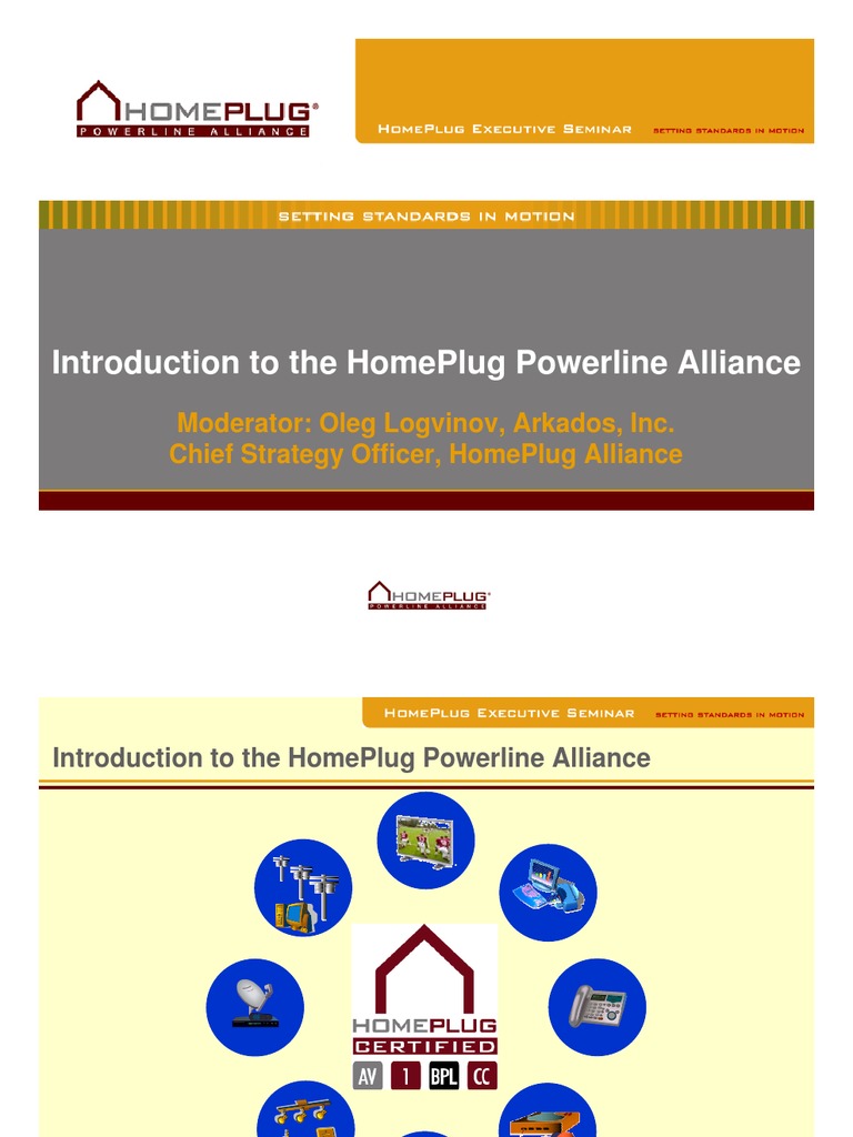 Overview of HomePlug Powerline Alliance | PDF | Electronics ...