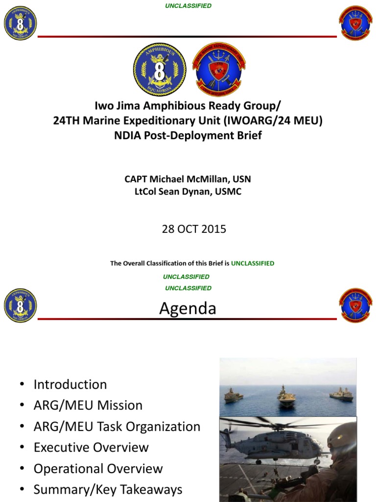 Iwo Jima Amphibious Ready Group/24TH Marine Expeditionary Unit (IWOARG ...