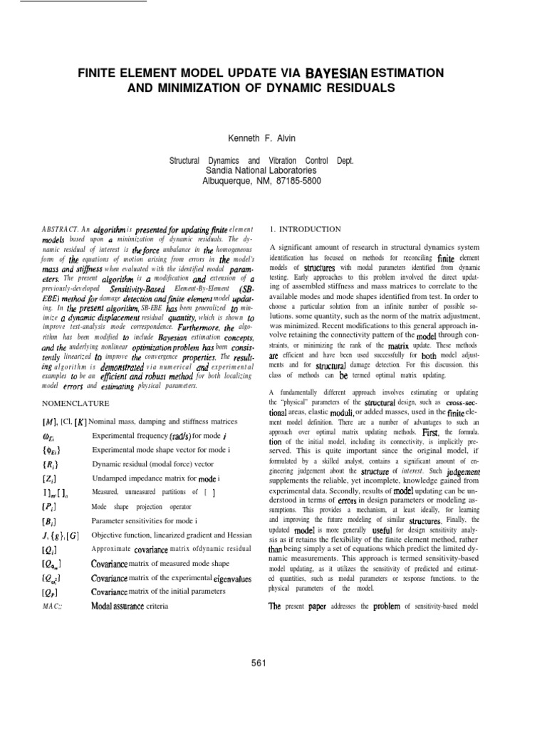 Alvin Imac Xiv 14th Int 14-18-1 | PDF | Errors And Residuals | Mathematical Optimization