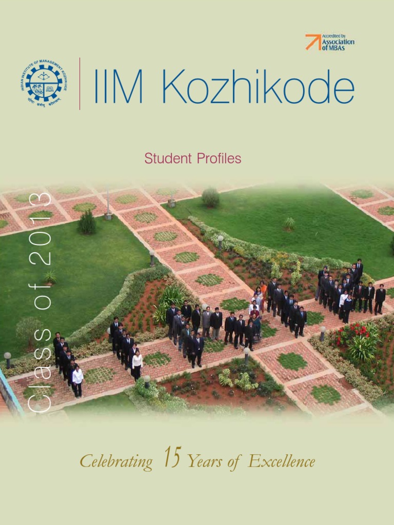 Student Profiles PGP 16 IIM Kozhikode PDF | PDF | Internship | Job Hunting