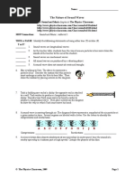 Sound Revision Worksheet | PDF | Sound | Waves