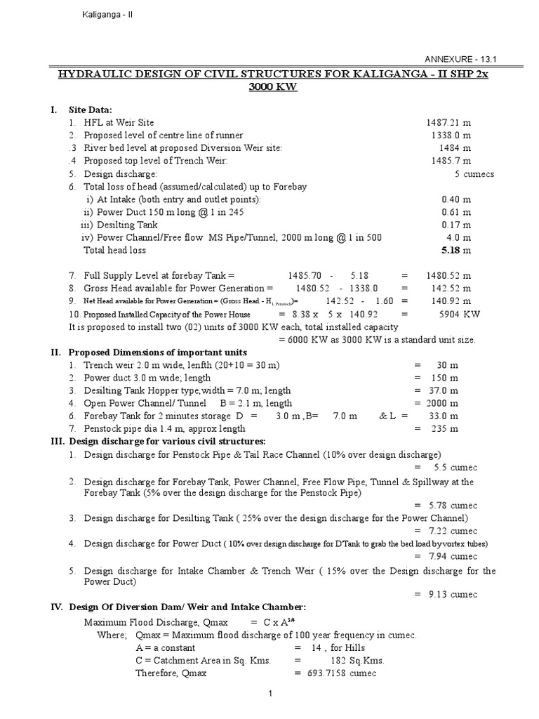 Civil Formula | Download Free PDF | Spillway | Discharge (Hydrology)