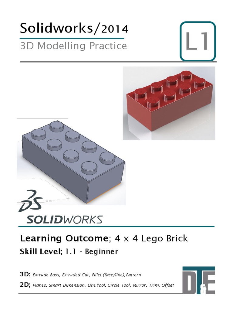 1. Solidworks Tutorial - Lego Car | Extrusion | Brick