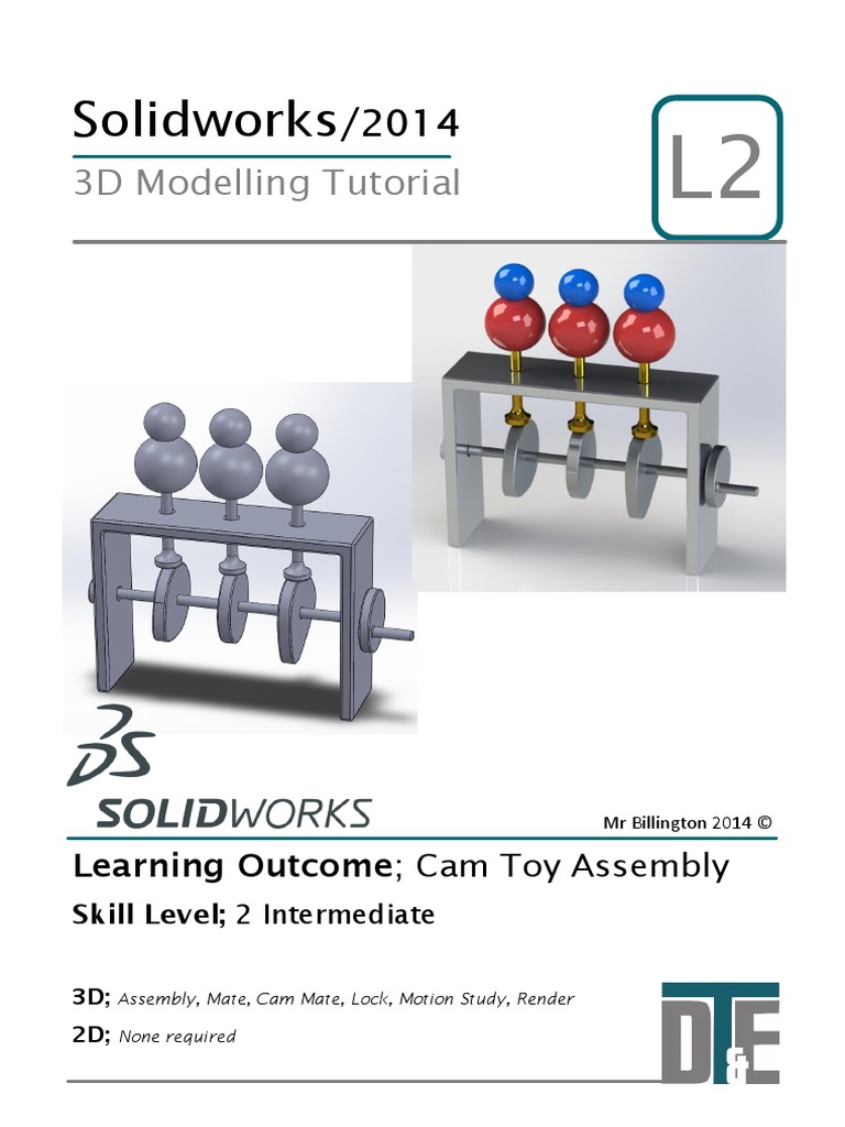 Solidworks Tutorial - Cam Toy | PDF | Mechanical Engineering | Software