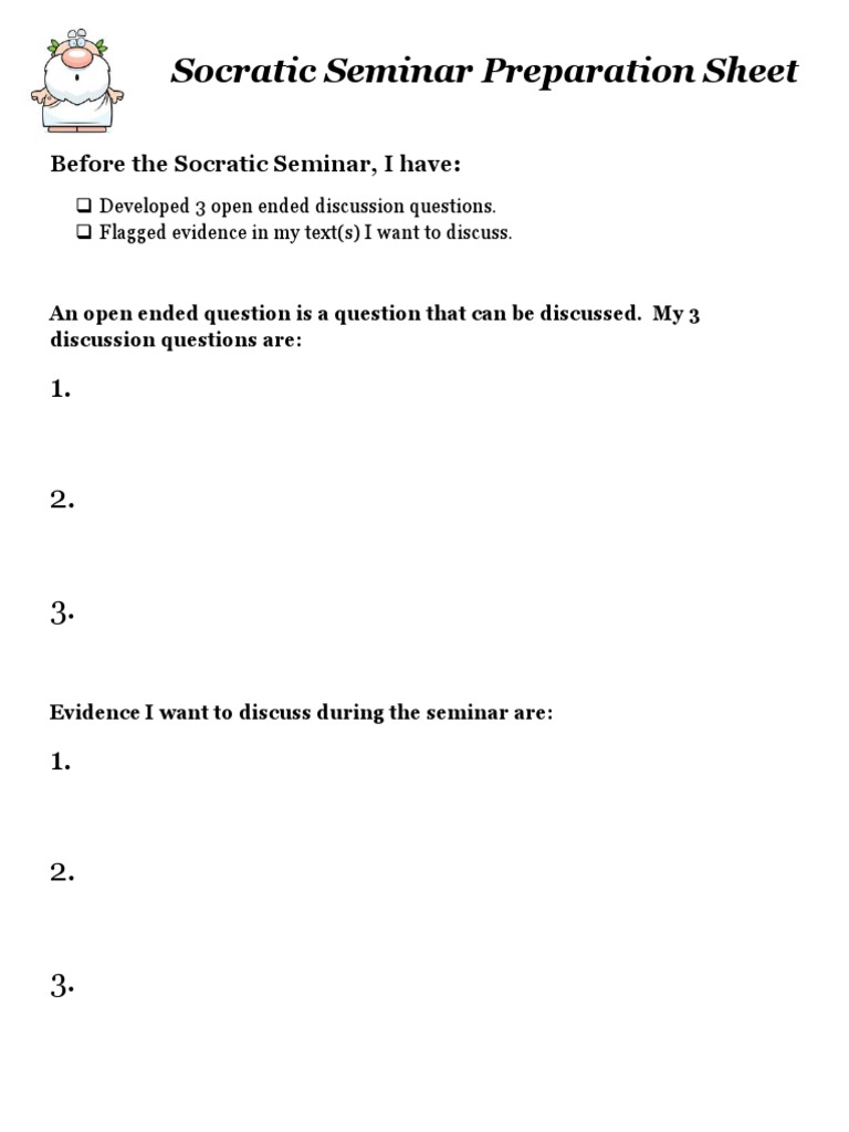 Socratic Seminar Preparation Guide | PDF | Career & Growth