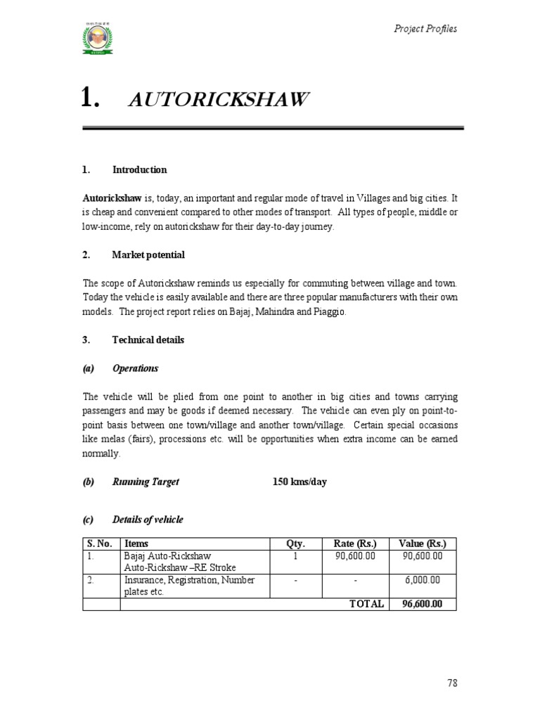 Auto Rickshaw | PDF | Economies | Money