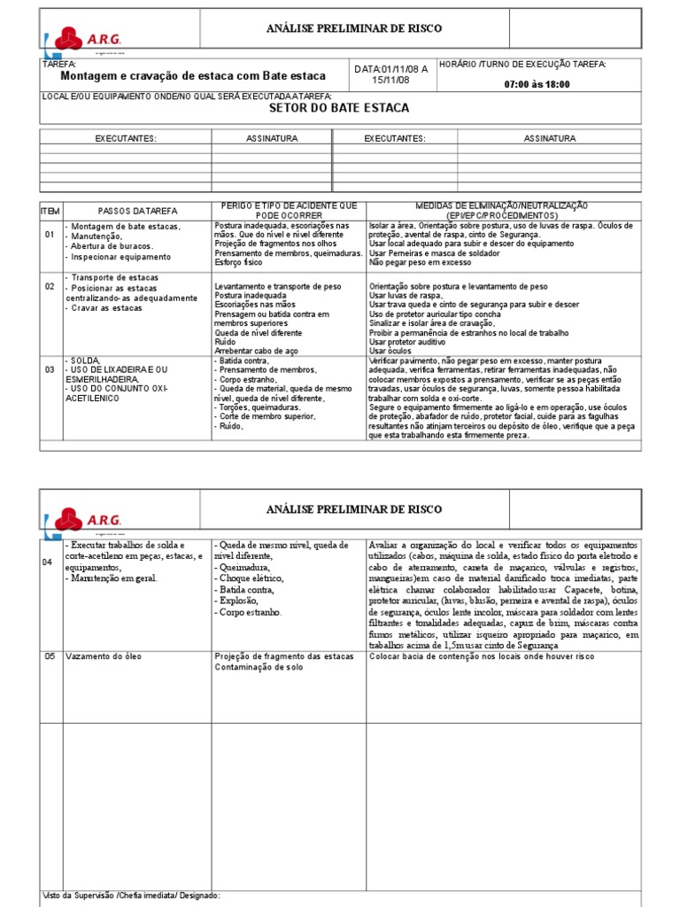 Bate Estaca APR | PDF | Science | Engenharia