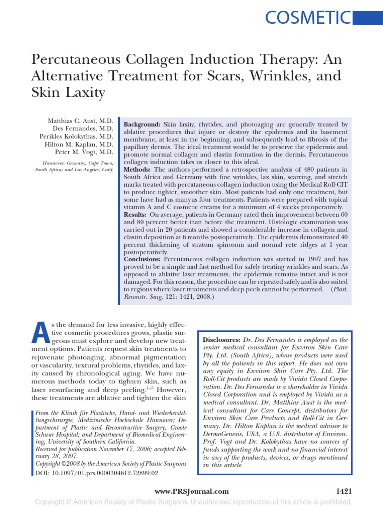 Scars PDF | Download Free PDF | Scar | Wound Healing