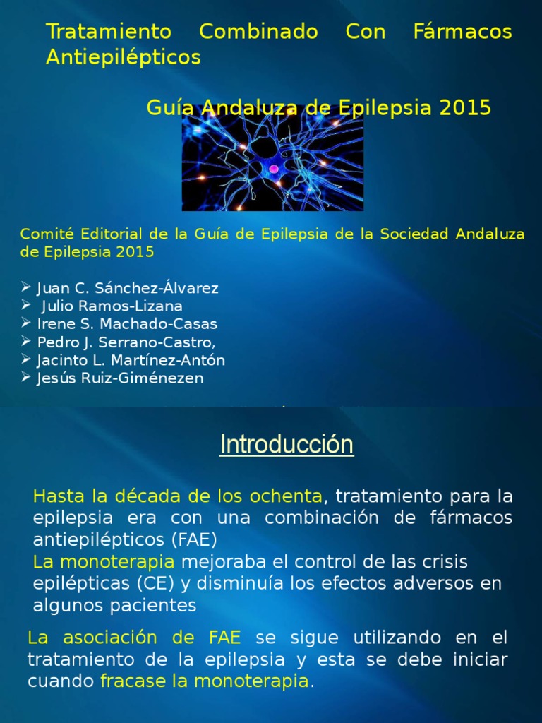 Tratamiento Combinado FAE Final | PDF | Epilepsia | Medicina