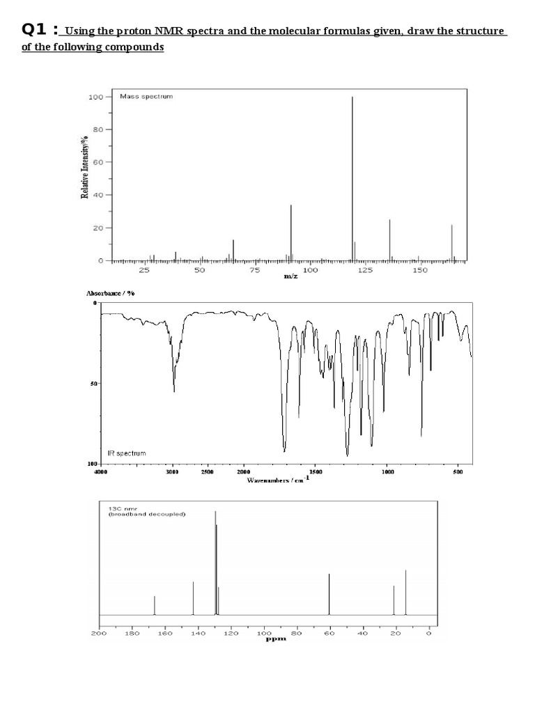 Report NMR | PDF | Proton Nuclear Magnetic Resonance | Nuclear Magnetic ...