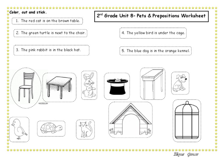 Pets&Prepositions Worksheet 2nd Grade | PDF | Home & Garden