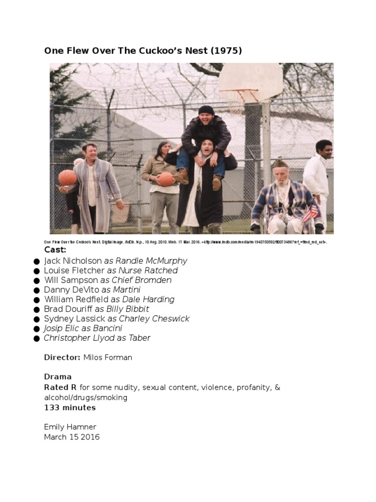 One Flew Over the Cuckoo's Nest Review | PDF | Cinema | Leisure