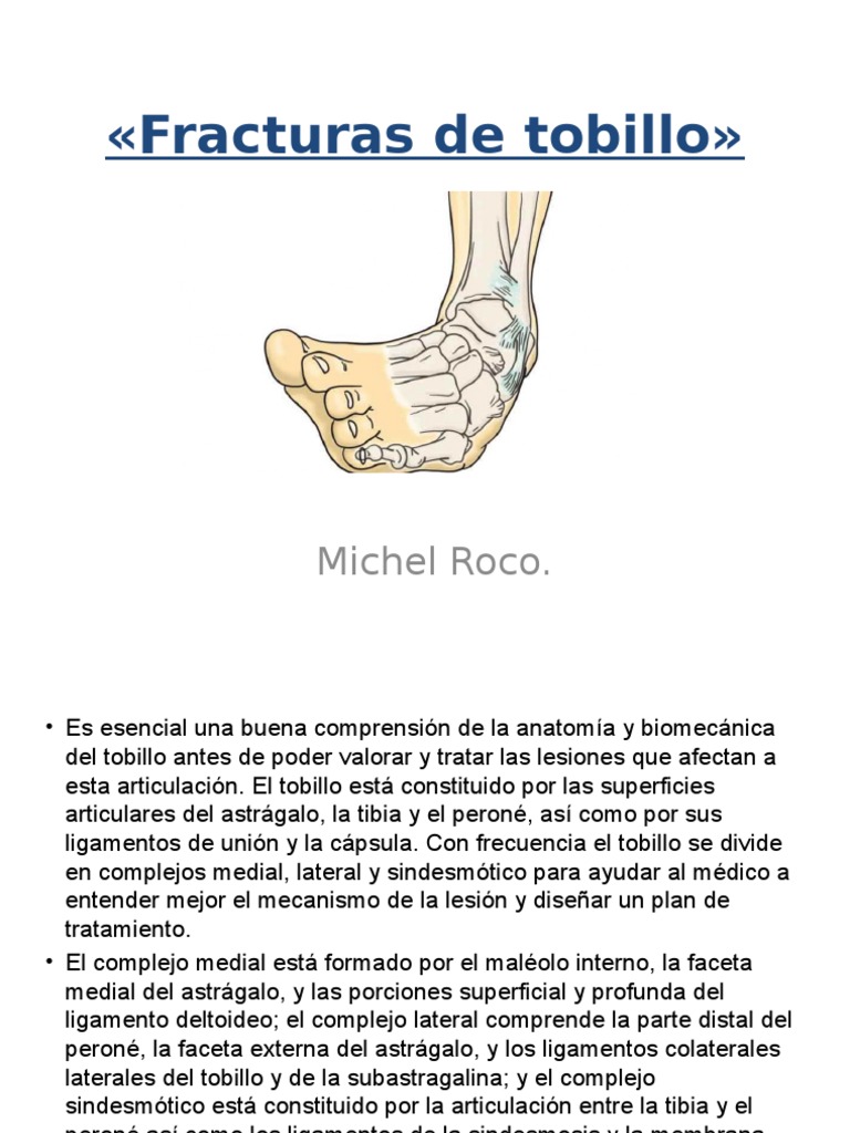Fracturas de Tobillo