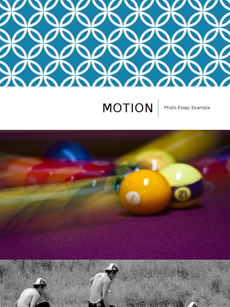 Motion: Photo Essay Example | PDF