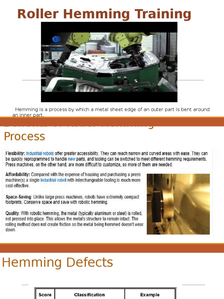 Roller Hemming Training | PDF