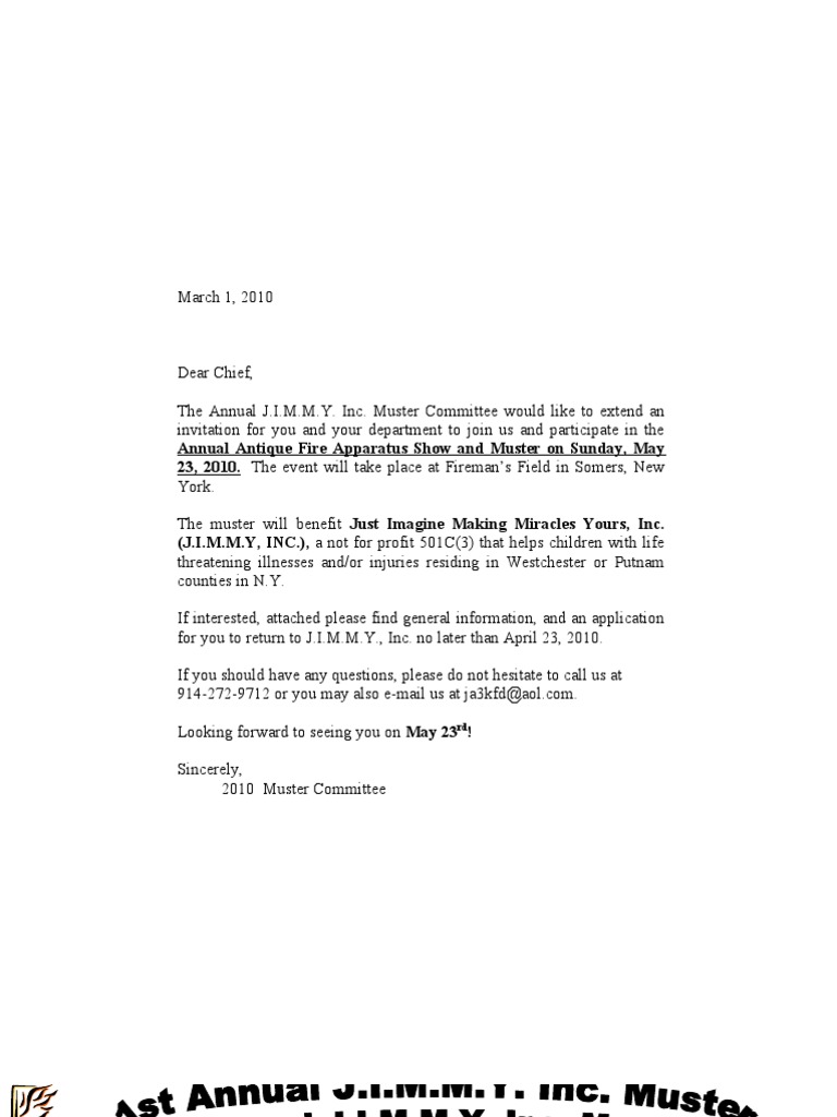 Muster Letter 2010 | PDF | Business