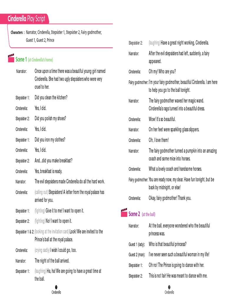 Contoh Play Script | PDF | Hansel And Gretel | Cinderella