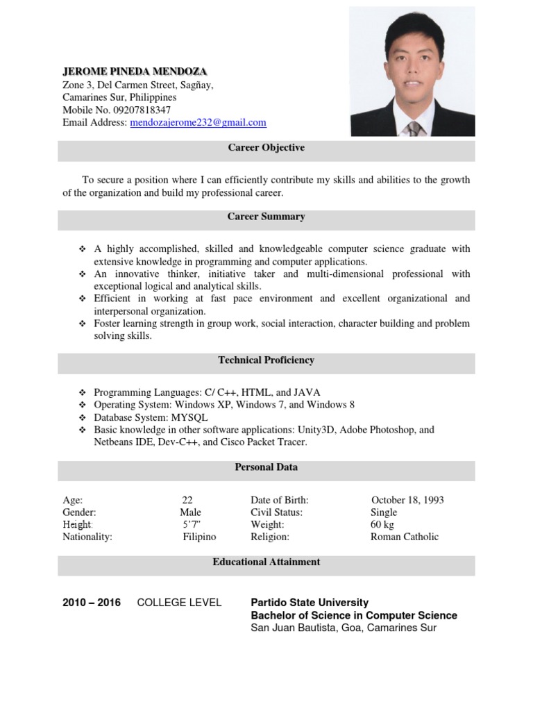 Jerome Resume | PDF