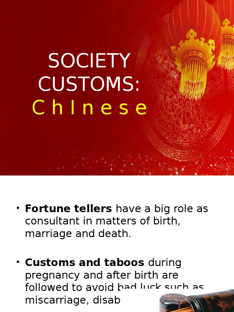 Chinese Customs | PDF