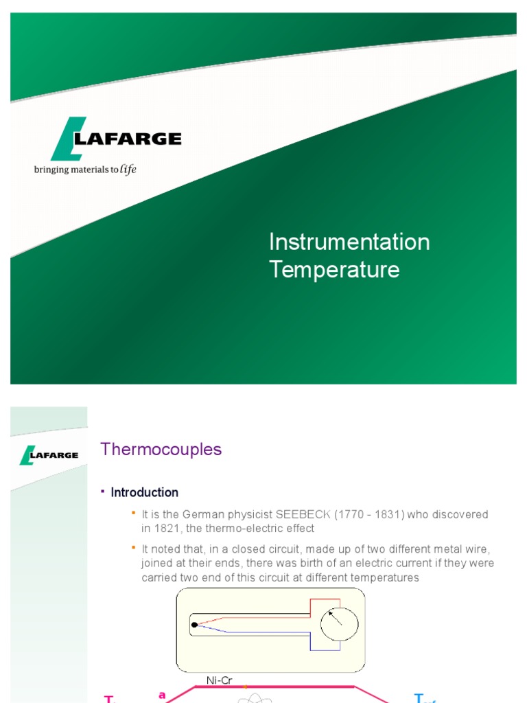 Training Module 2 Temperature M | PDF | Thermocouple | Infrared