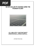Sample Technical Solar Report | PDF | Photovoltaic System | Photovoltaics