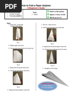 Fold 'N Fly Fast Hawk Paper Airplane | PDF | Airplane | Transport