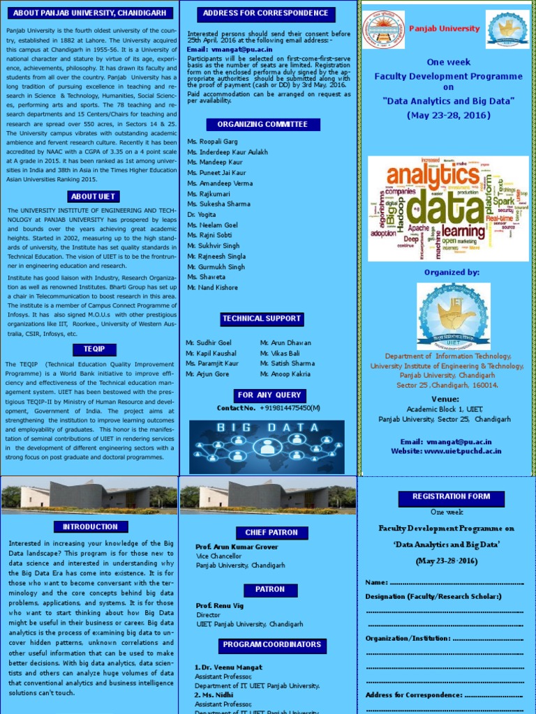 FDP Brochure | Big Data | Analytics