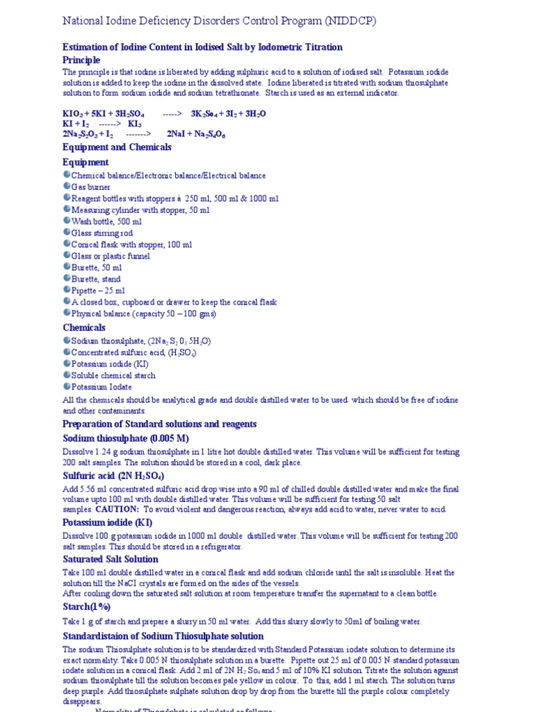 National Iodine Deficiency Disorders Control Program | Download Free ...