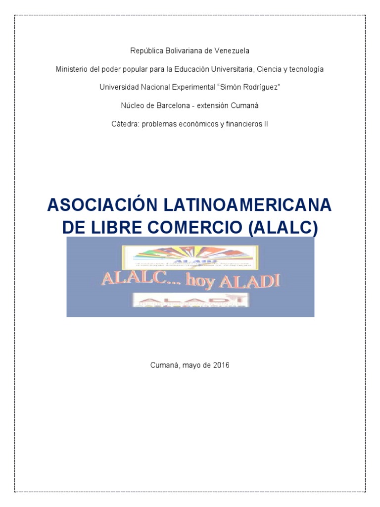 Alalc 1 | PDF | America latina | Comercio