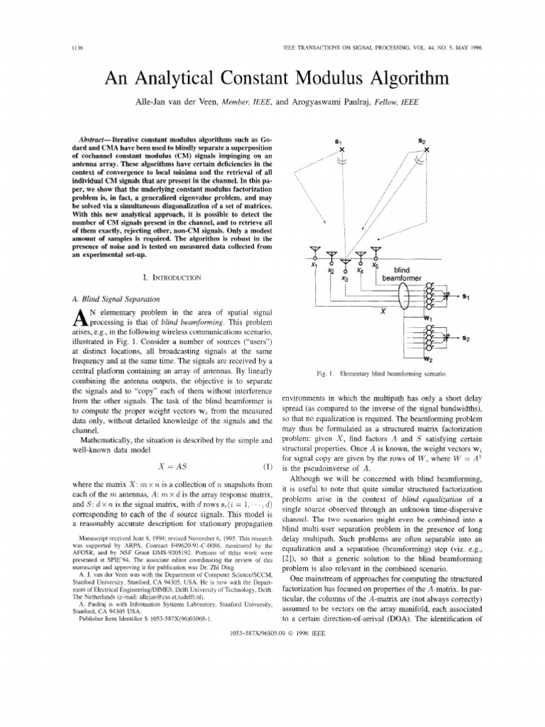 An Analytical Constant Algorithm: Modulus | Download Free PDF | Matrix ...