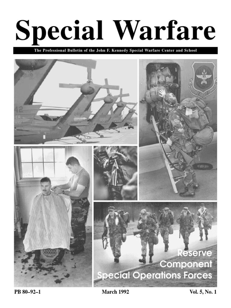 Special Warfare: Reserve Component Special Operations Forces | PDF ...