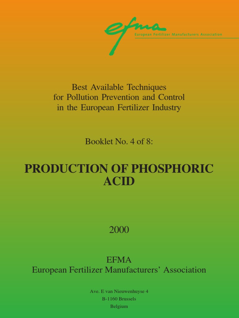 Production of Phosphoric Acid | PDF | Fertilizer | Phosphate