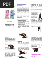 Dan LEMBAR BALIK Senam Ergonomik | PDF