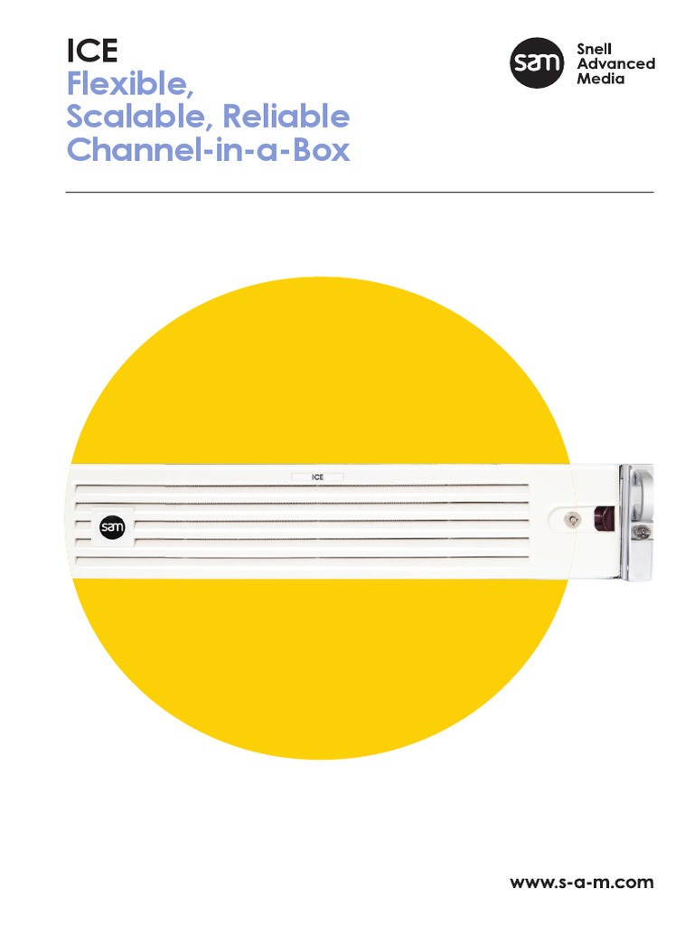 SAM Ice Brochure | PDF | Reliability Engineering | Scalability
