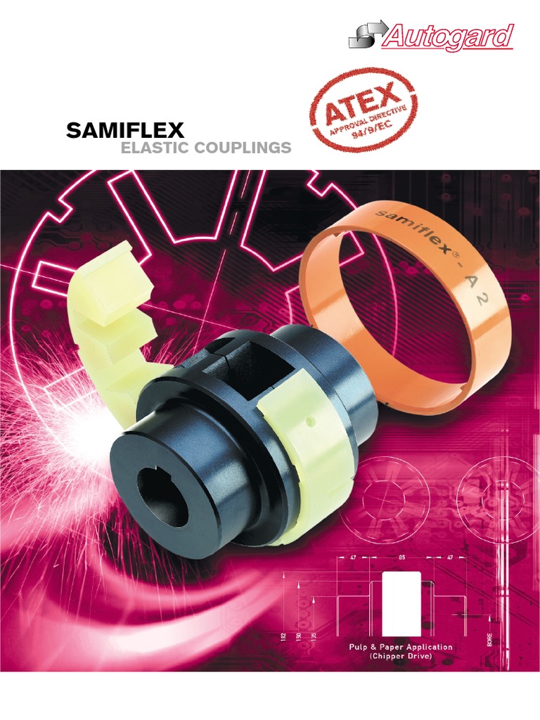 Samiflex Elastic Couplings Overview | PDF | Gas Turbine | Gas Compressor