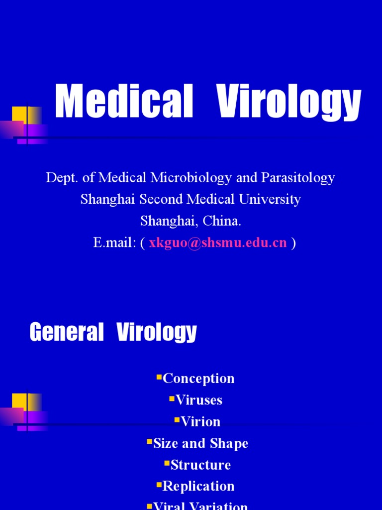 Overview of Medical Virology Concepts | PDF | Sense (Molecular Biology ...