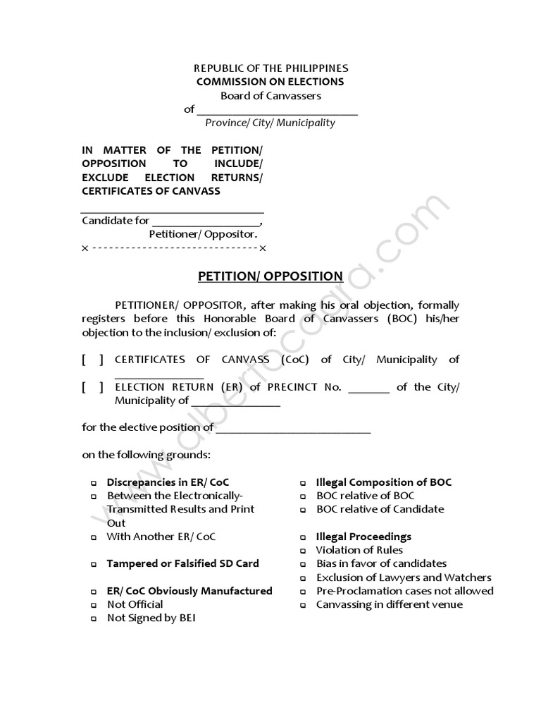 001 Pre Proclamation | PDF