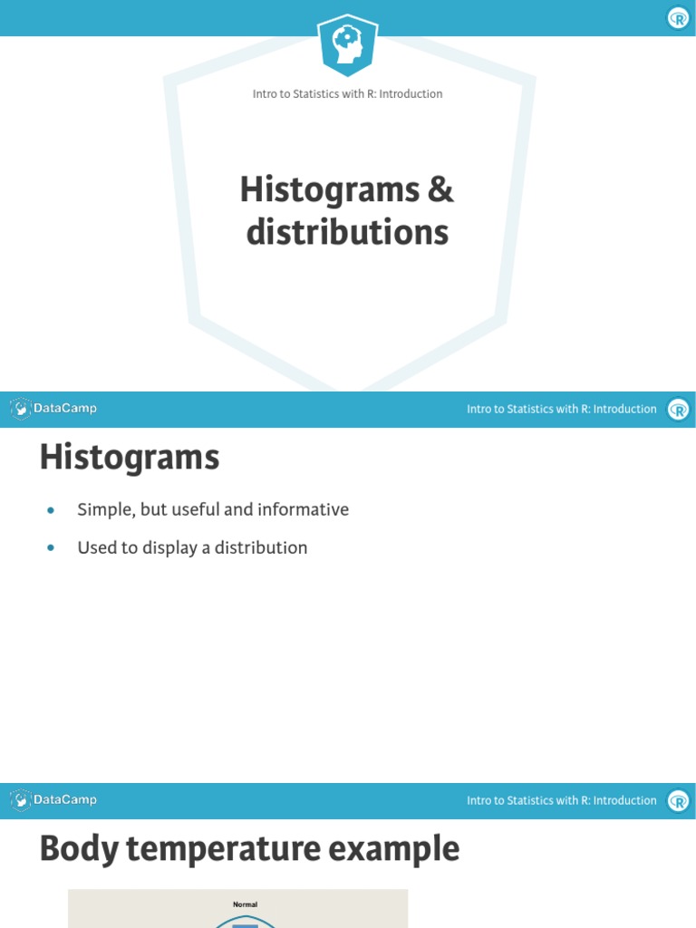 Introduction To Statistics With R - Histograms | PDF | Fermented Drinks ...