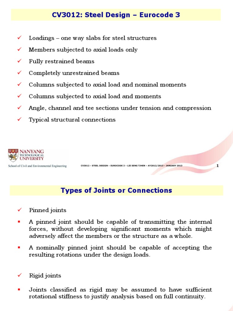 Eurocode 3: Steel Connection Design | PDF | Welding | Construction