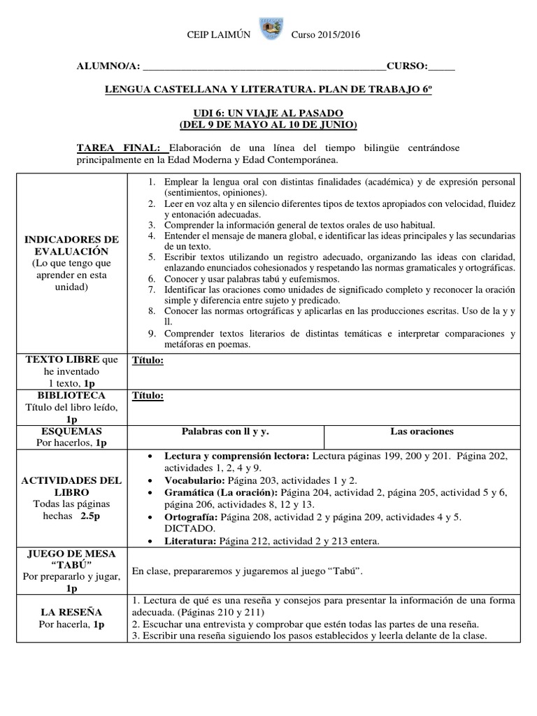 Lengua Udi 6 PDF | PDF | Lectura (proceso) | Comprensión lectora