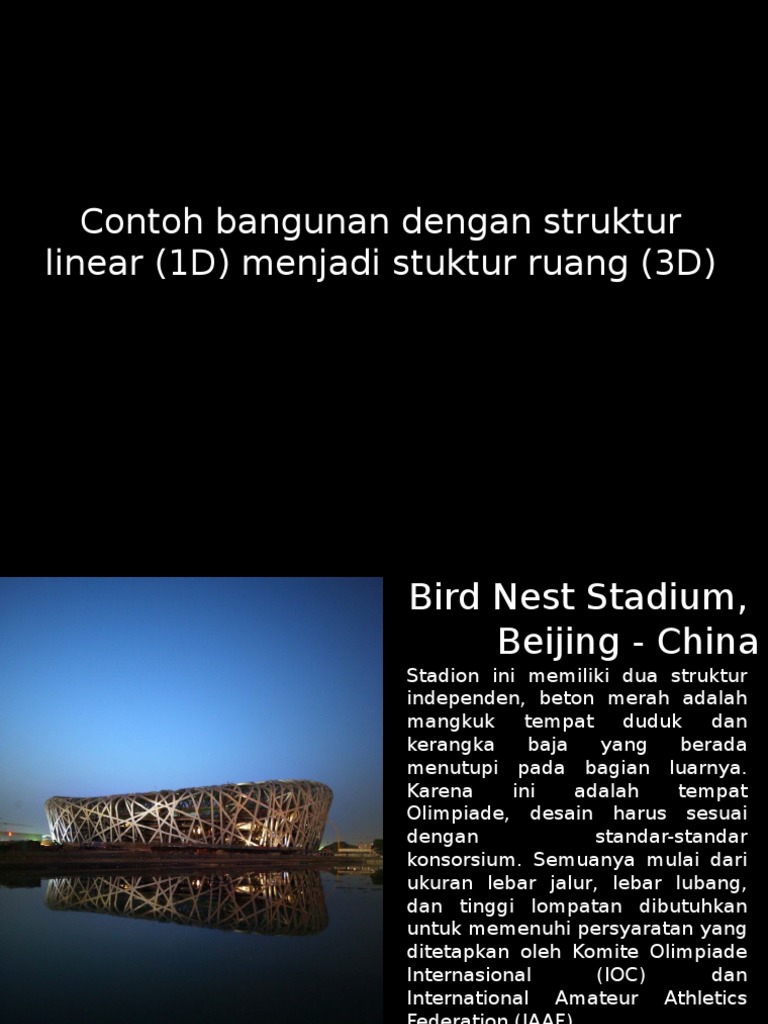 Bangunan DGN Struktur Linear (1D) Menjadi Struktur Ruang (3D) | PDF