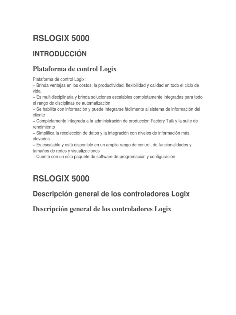 Rslogix 5000 | PDF | Point and Click | Programa de computadora