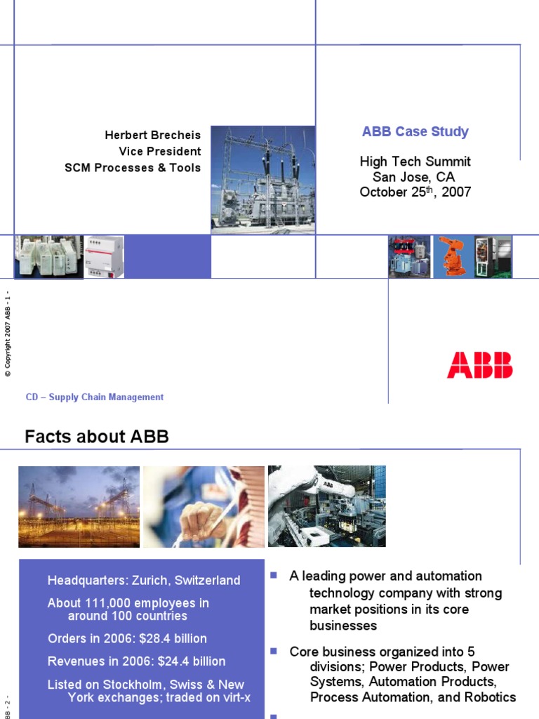 Brecheis Herbert ABB | PDF | Procurement | Automation