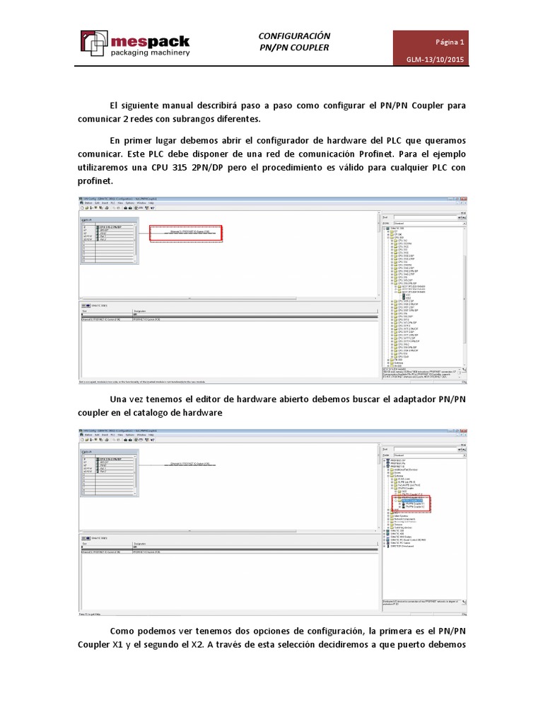 Configuración PNPN Coupler | PDF