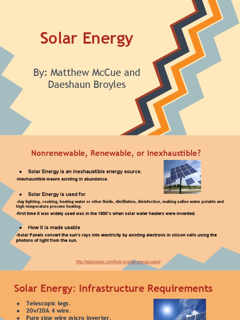 Solar Energy Overview and Applications | PDF