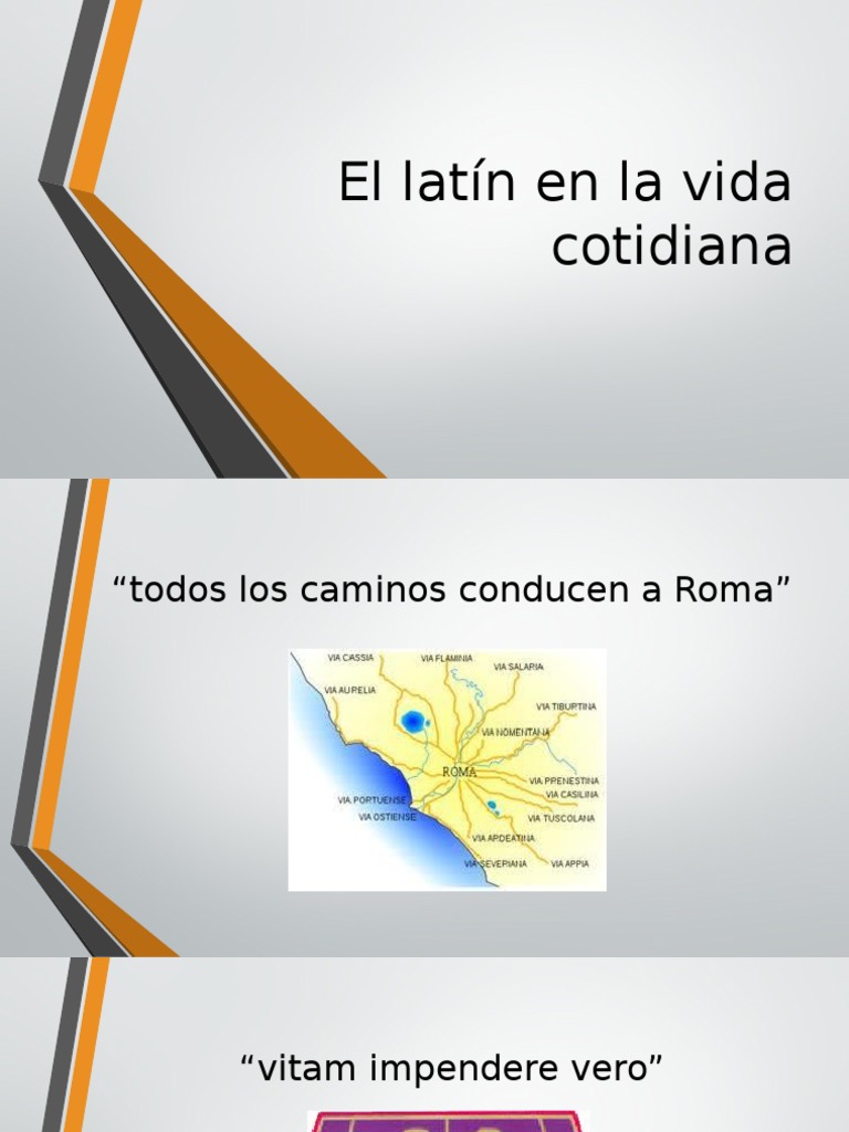 El Latín en La Vida Cotidiana | PDF